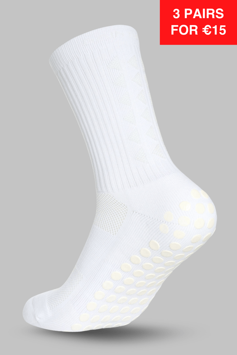 GRIP SOCKS 3.0 midcalf length - WHITEOUT EDITION – Gain The Edge EU